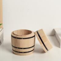 China Wooden Plain Color Storage Barrel Customizable for Your Preferences for sale