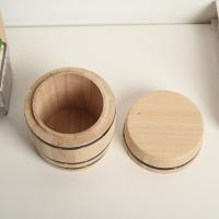 China Wooden Plain Color Storage Barrel Customizable for Your Preferences for sale