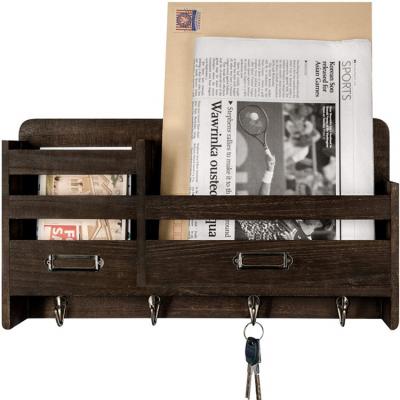 China Wall Mounted Shelf Clothes Hanging Key Holder for Wall Decorative Customized Logo for sale