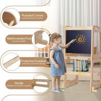 China Adjustable Platform Standing Tower Customized Logo Accepted Toddler Wooden Step Stool for sale