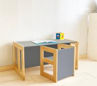 China Space-Saving and Functional Montessori Table Chair for Kids Bedroom Furniture for sale