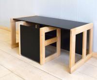 China Space-Saving and Functional Montessori Table Chair for Kids Bedroom Furniture for sale