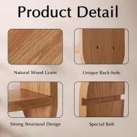 China Functional Multifunction Design Wooden Floating Shelves for Home Office Display for sale