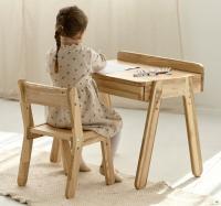 China Kids Bedroom Set High Quantity Wooden Kids Desk and Chairs for Montessori Furniture for sale