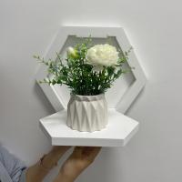 China Space-saving PANEL Wood Wall Shelf for Displaying Flowers and Organizing Home Items for sale