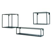 China NO Inflatable Wooden Wall Storage Shelf with Modern Design Metal and Solid Wood Shelves for sale
