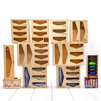 China Convenient Hinged Lid Baggie Organizer Custom Printing for All Your Storage Solutions for sale