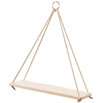 China High Quantity Advantage Modern Solid Wood Hanging Floating Wall Shelf for Your Office for sale