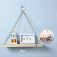 China High Quantity Advantage Modern Solid Wood Hanging Floating Wall Shelf for Your Office for sale