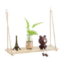 China High Quantity Advantage Modern Solid Wood Hanging Floating Wall Shelf for Your Office for sale