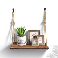 China High Quantity Advantage Modern Solid Wood Hanging Floating Wall Shelf for Your Office for sale