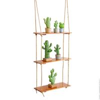 China High Quantity Advantage Modern Solid Wood Hanging Floating Wall Shelf for Your Office for sale