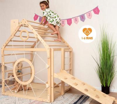 China Mobile Toddler Climbing Gym with Printing and Optional Waldorf Rope Accessories for sale