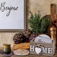 China Custom Logo Size Home Decoration Wooden Heart Coasters For Drinks Item Cup holder mat for sale