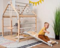 China Mobile Toddler Climbing Gym with Printing and Optional Waldorf Rope Accessories for sale
