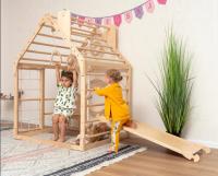 China Mobile Toddler Climbing Gym with Printing and Optional Waldorf Rope Accessories for sale