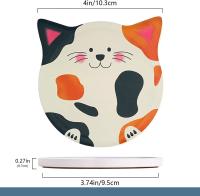 China Modern Design Ceramic Coasters in Various Shapes and Colors for Table Decoration for sale