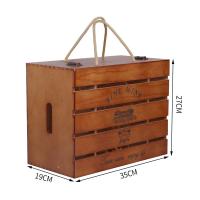 China 2-6 Bottles Solid Wood Wine Box for Gift Custom Order Accepted Immediately for sale