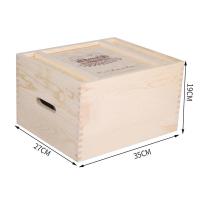 China 2-6 Bottles Solid Wood Wine Box for Gift Custom Order Accepted Immediately for sale