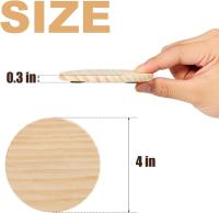 China Engraved Eco Friendly Wood Coasters for Table Decoration Accessories Stocked Mats Pads for sale