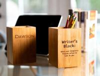China Office Table Storage Container Box Holder for Pens and Pencils in Modern Wooden Style for sale