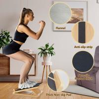 China Adjustable Incline Board for Calf Stretching and Ankle Flexibility Wooden Slant Board for sale