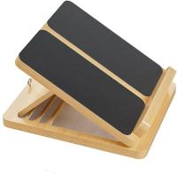 China Adjustable Incline Board for Calf Stretching and Ankle Flexibility Wooden Slant Board for sale
