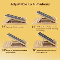 China Adjustable Incline Board for Calf Stretching and Ankle Flexibility Wooden Slant Board for sale