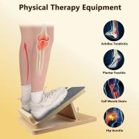 China Adjustable Incline Board for Calf Stretching and Ankle Flexibility Wooden Slant Board for sale