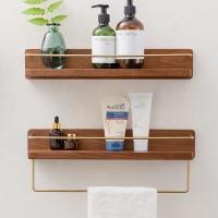 China Modern Stylish Wall Shelf Hanging Storage Furniture Metal Wood Living Room Bookshelves for sale