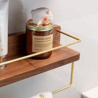 China Modern Stylish Wall Shelf Hanging Storage Furniture Metal Wood Living Room Bookshelves for sale