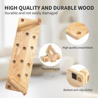 China Original Patent Design Wooden Push Up Board High Quantity Stands for Strength Training for sale