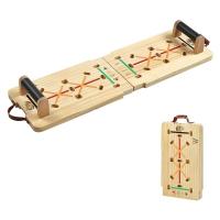 China Customized Design Solid Wooden Push Up Board Kit with Plate Bar Resistance Bands Sets for sale