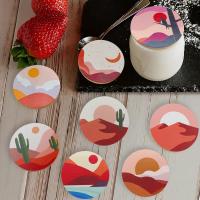 China 8 Pack Silicone Sealing Rings with Custom Size Colorful Boho Patterns and Bamboo Lids for sale