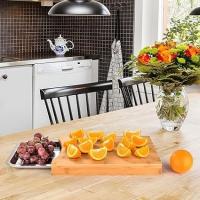 China Stylish Bamboo Cutting Board with Trays and Slide Out Drawer 13.4 x 9.4 x 1.6 inches for sale