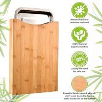 China Stylish Bamboo Cutting Board with Trays and Slide Out Drawer 13.4 x 9.4 x 1.6 inches for sale