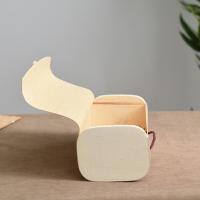 China Custom Size Square Decorative Empty Christmas Natural Birch Wood Bark Gift Packaging Box for sale
