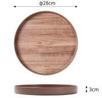 China Customized Wooden Serving Tray in Your Choice or Plain Color for Modern Kitchen Storage for sale