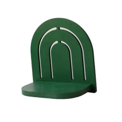 China Rainbow Wooden Wall Hanging Decor Small Plant Display Shelf for Living Room Furniture for sale
