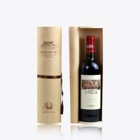 China Unfinished Wood Gift Boxes with Craft Birch Bark Wine Box Packaging in Natural Color for sale