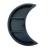 China Living Room Furniture Wall Mounted Floating Moon Crystal Shelf for Essential Oil Storage for sale