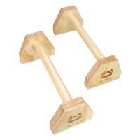 China OEM/ODM 202405 Ultra Fitness Wood Parallettes Set for L Sits and Handstand Push ups for sale