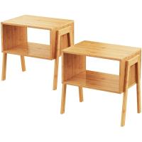China Bedroom Furniture Printing Stackable End Living Room Nightstands Modern Bedside Table for sale