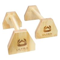 China OEM/ODM 202405 Ultra Fitness Wood Parallettes Set for L Sits and Handstand Push ups for sale