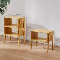 China Bedroom Furniture Printing Stackable End Living Room Nightstands Modern Bedside Table for sale