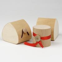 China Sturdy Solid Wood Cork Bark Storage Box Tea Wooden Case Birch Jewelry Wood Veneer Boxes for sale