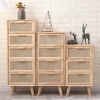 China Modern Style Multi-Color Green White Chest of Drawers for Bedroom Made by Custom Wood for sale