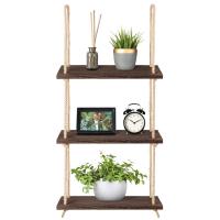 China High Quantity Advantage Kitchen Hanging Customized Solid Wood Rustic Wall Shelf for sale