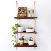 China High Quantity Advantage Kitchen Hanging Customized Solid Wood Rustic Wall Shelf for sale