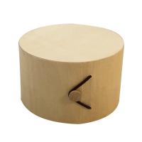 China Custom Unfinished Soft Wood Birch Bark Handmade Cheese Cake Packaging Box for Gift for sale